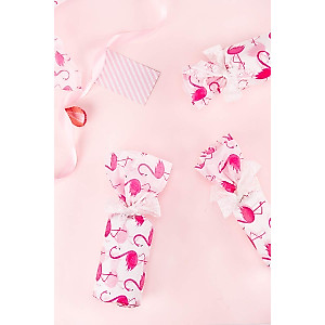 WRAPAHOLIC Gift Wrapping Tissue Paper - 24 Sheets 19.7x27.5 Inch Fuschia Flamingo Tissue Gift Wrap Paper Bulk for Packing, DIY Crafts