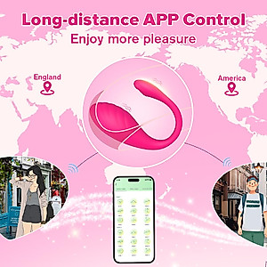 Sex Toys Vibrators Adult Toy - Remote Vibrator with App Control Vibradores, G Spot Vibrator with 9 Powerful Vibrations, Waterproof Clitoral Stimulator Couples Sex Toy for Women