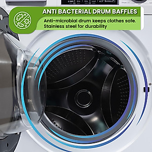 Equator Ver 3 Combo Washer Vented/Ventless Dry-1400RPM Color Coded Display White