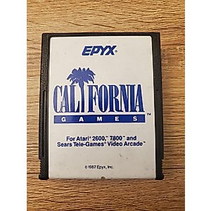 Epyx California Games for Atari 2600, 7800 and Sears Tele-games Video Arcade