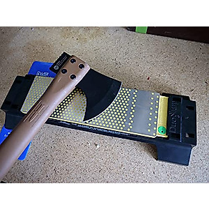 Diamond Machining Technology (DMT) 8-in. DuoSharp Plus Bench Stone Whetstone Extra Fine/Fine Grit Diamond Sharpening Stone with Base (WM8EF-WB)