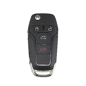 X AUTOHAUX 315MHz N5F-A08TAA Replacement Smart Proximity Keyless Entry Remote Key Fob for Ford Transit 2019-2020 4 Buttons with Door Key 49 Chip