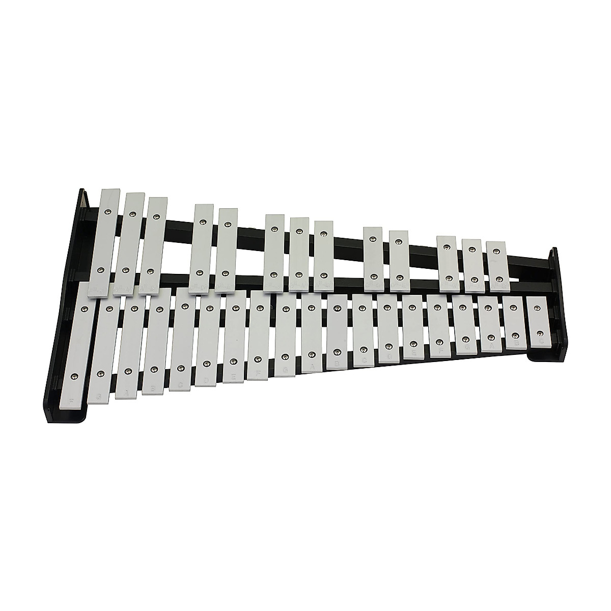 Pearl 32 Note Glockenspiel Bell Kit Student Educational Percussion Kit with Tunable Practice Pad, Rolling Carrying Case, Sticks and Mallets (PK910C)