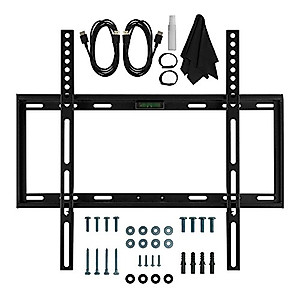 SAMSUNG UN32M4500 32-Inch 720p Smart LED TV + Slim Flat Wall Mount Kit Ultimate Bundle for 19-45 Inch TVs + SurgePro 6-Outlet Surge Adapter w/Night Light + LED TV Screen Cleaner