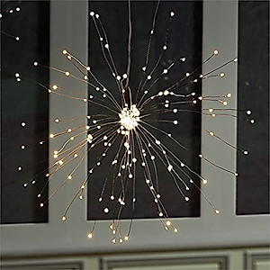 Napa Garden Collection-Napa Night Sky LED Starburst Lights (Large), White, 18 inches