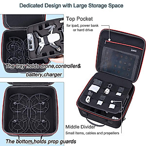 RLSOCO Hard Case for DJI Mini 2 SE/Mini 2/Mini SE/Mavic Mini 1 - Fits Mavic Mini Accessories: Mini 2 Controller,Batteries and Charger,Propellers and Prop Guards (Newest Version Case)