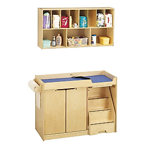 Jonti-Craft 5143JC Changing Table - with Stairs Combo, Right