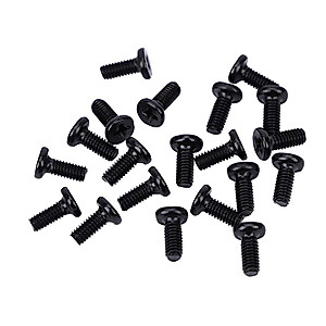 300Pcs M2 M2.5 M3 Screw Flat Head Screws for Laptop Notebook Screws Set Kit for Computer Small Screw - (Black) SCRW-209676