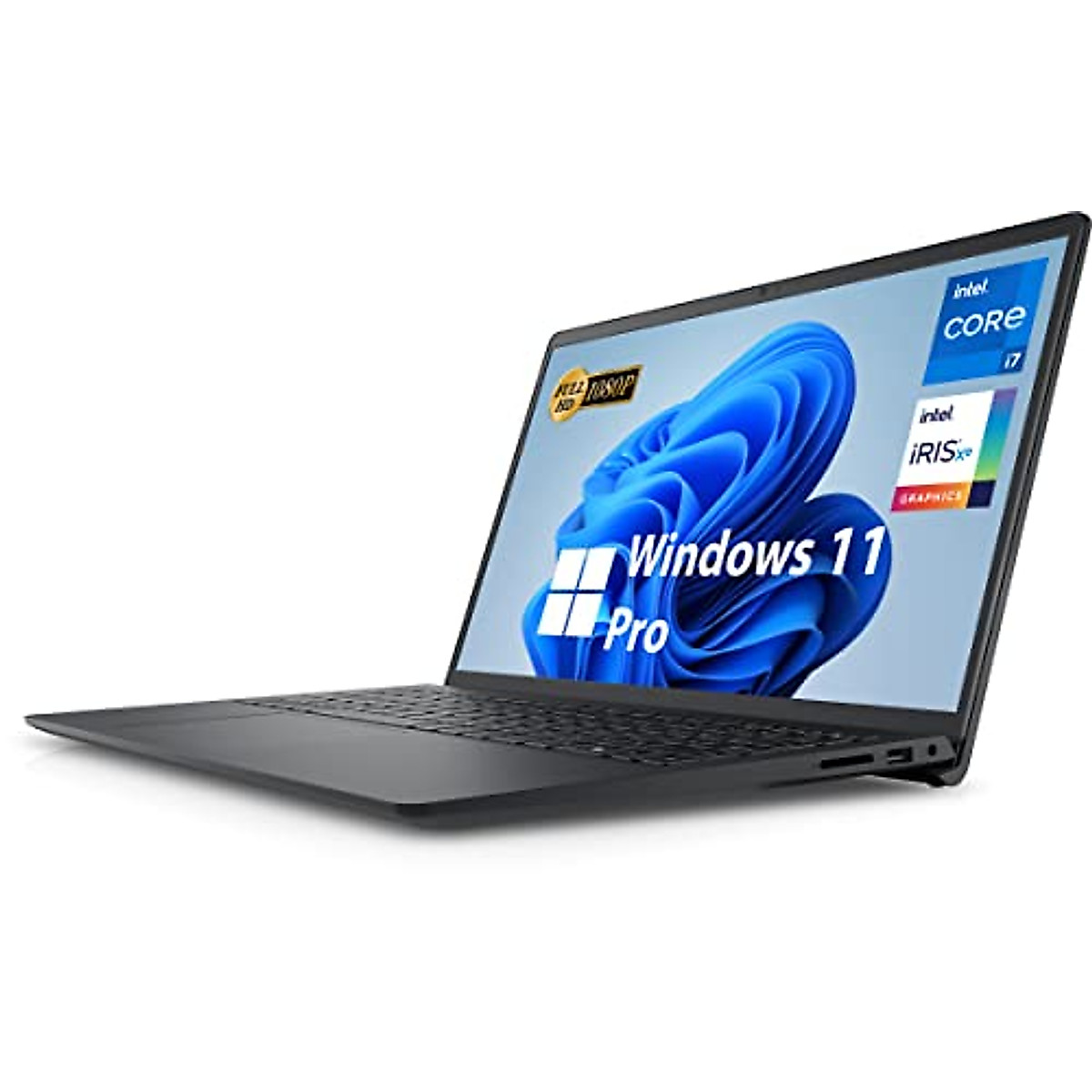 Dell 2023 Inspiron 15 3000 Business Laptop, 15.6'' FHD Display, 12th Gen Intel Core i7-1255U, Backlit Keyboard, Windows 11 Pro, 32GB DDR4 RAM, 1TB PCIe SSD, WiFi 6, SD Card Reader, Black