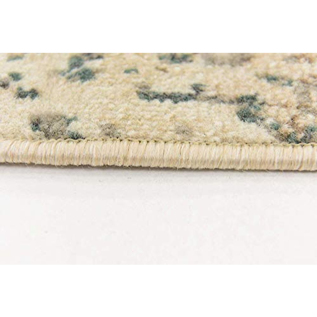 Unique Loom Tuareg Collection Vintage Distressed Traditional Area Rug, 8 x 10 ft, Beige/Green