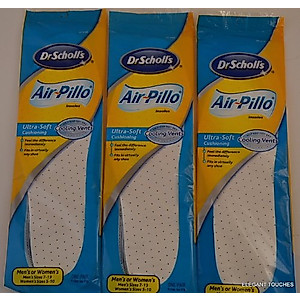 Dr. Scholl's Air Pillow Insole Unisex Shoes,Men (sizes 7-13) and Women (sizes 5-10),one pair