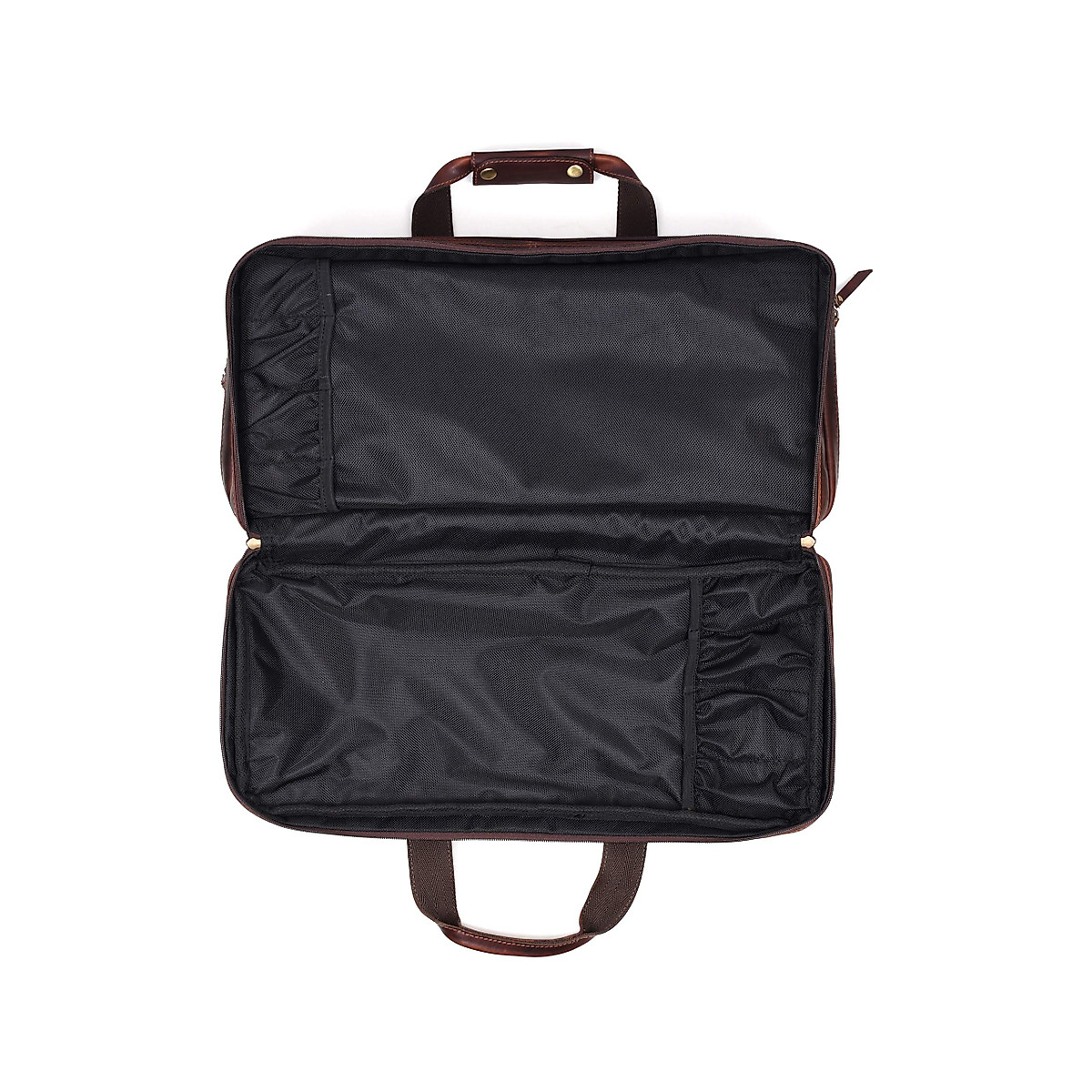 Tolredo Genuine Leather Large Chef Bag Multiple Zipper Compartment For Knifes Cutlery Durable & Spacious Portable Bag with Detachable Shoulder Strap