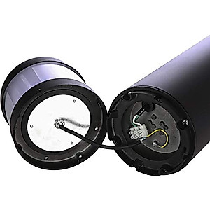 HARRRRD LED Bollard Landscape Lights 25" 10W 5000K 120V-277V Commercial/Residential Modern Ballard Lighting Fixture for Garden, Pathway, Driveway Electric Light. ETL Listed.