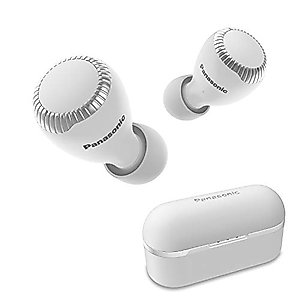 Panasonic True Wireless Earbuds | Bluetooth Earbuds|IPX4 Water Resistant | Small, Lightweight | Long Battery Life, Alexa Compatible | RZ-S300W (White)