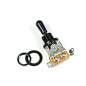 (D46) 3 Way Toggle Switch Pickup Selector Black for Electric Guitar