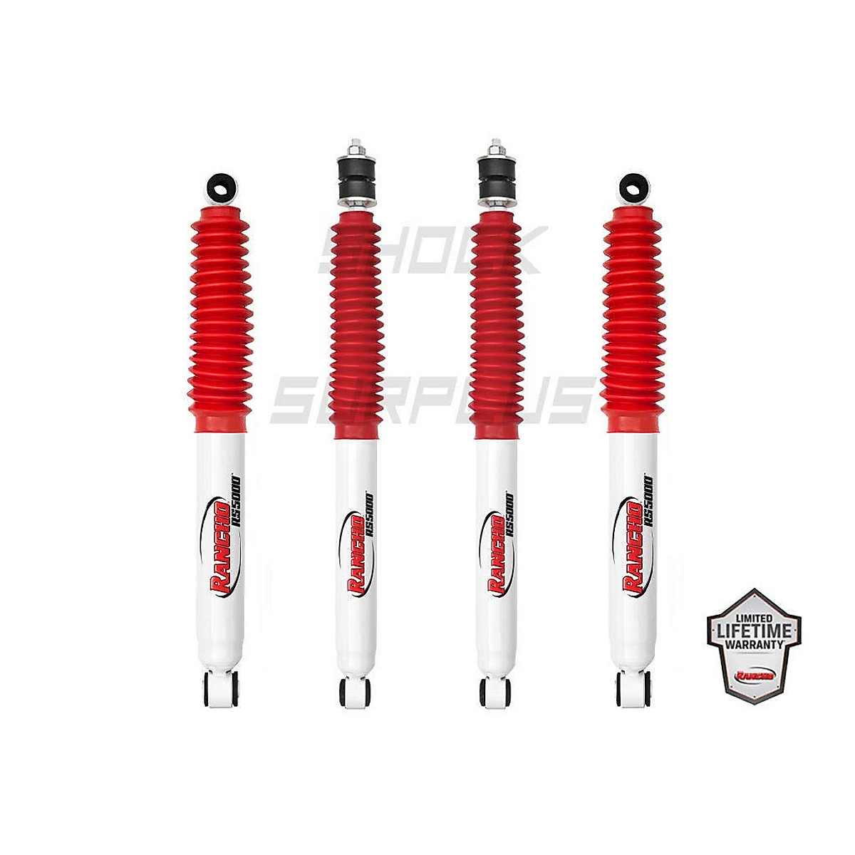 Rancho RS5000 Shocks 05-14 For Ford F-250 F-350 Super Duty 4WD 0-1.5 Set of 4 by Rancho