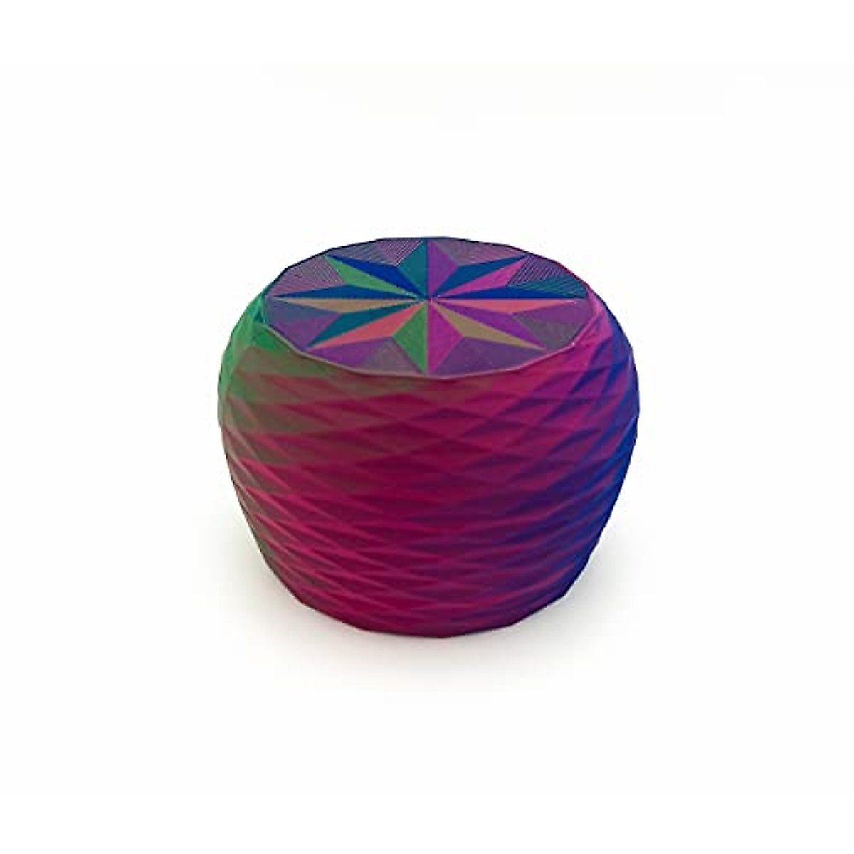 Matte RGB Tri-Color PLA 3D Printer Filament, Triple Color Coextrusion Matte Magic PLA Filament 1.75mm, Matte RGB PLA, Matte Red-Green-Blue Tri-Color Filament, 1kg/2.2lbs