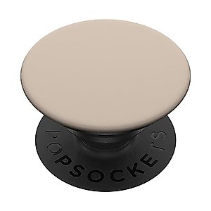 Simple Tan Sand Beige Design PopSockets Standard PopGrip
