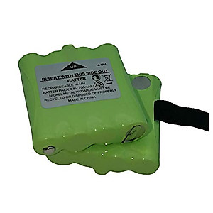 2 Pack BATT6R Battery AVP8 Rechargeable Batteries 4.8V 700mAh for Midland Two Way Radio Walkie Talkie LXT560VP3 LXT500VP3 LXT535VP3 LXT560