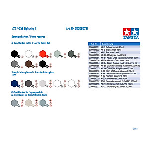 Tamiya 60791-000 F-35B Lightning II, Model Making, Crafts, Hobby, Adhesive, Plastic Kit, Gray