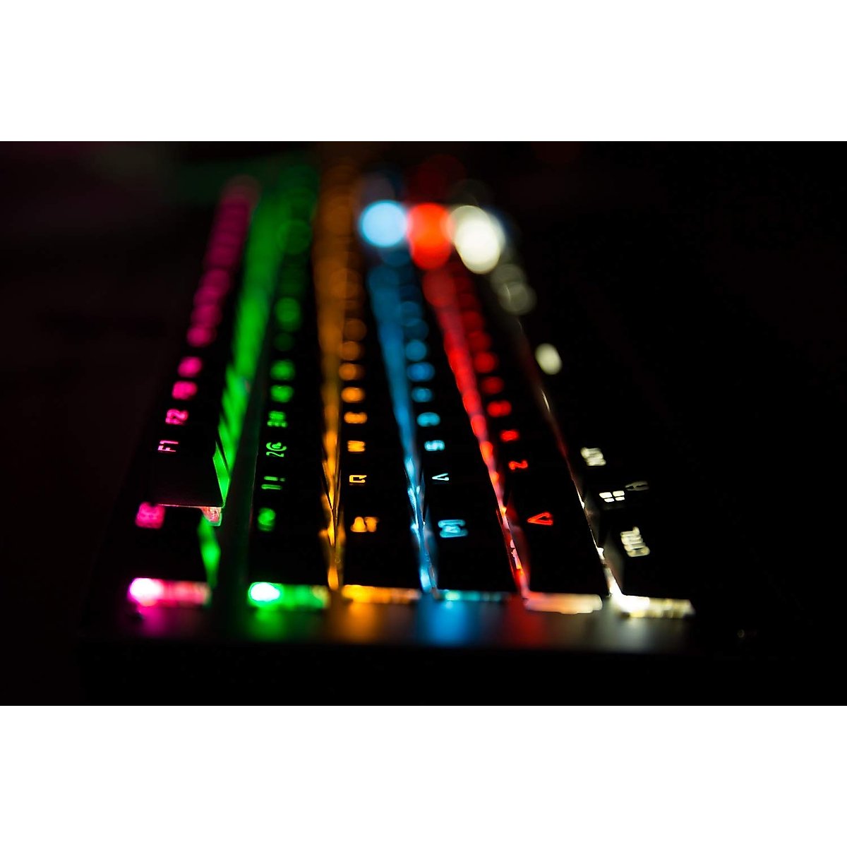 Blue Switch Mechanical Gaming Keyboard - Backlit Wired Gaming Keyboard - 104 Standard Keys - PC Gaming Keyboard for Windows Computer Gamers