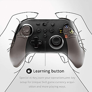 GuliKit Kingkong Controller for Nintendo Switch, Windows PC and Android, Powerful Wireless Joystick Support Smart Auto Pilot Gaming