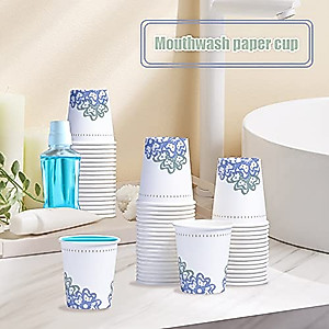 Lamosi 300 Pack 3 oz Disposable Bathroom Cups, 3oz Paper Cups for Bathroom, Mouthwash Cups, Mini Paper Cups for Parties, Picnics, Barbecues, Travel and Events