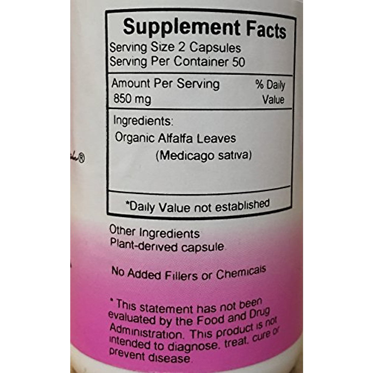 Alfalfa Leaves Dr. Christopher 100 VCaps