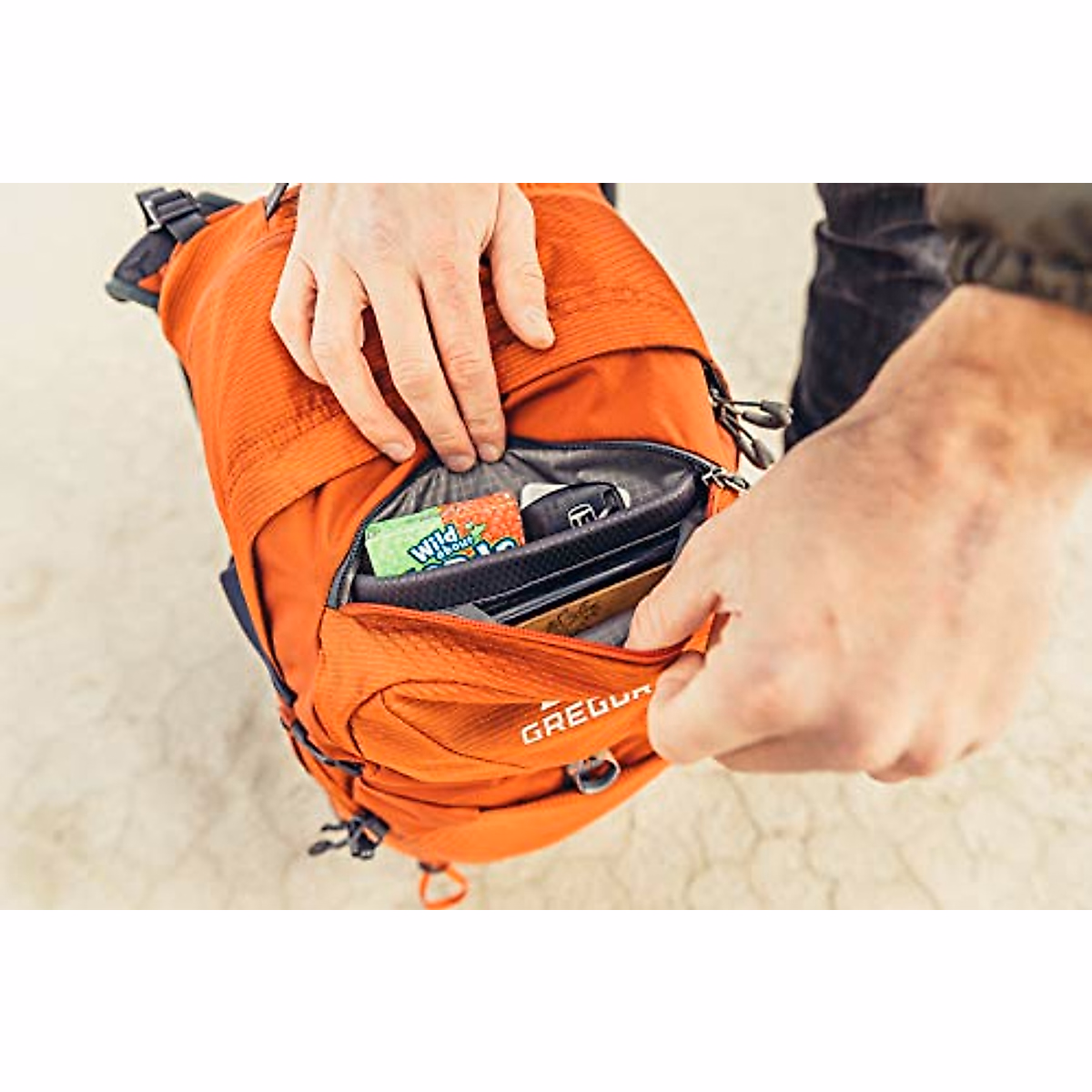 Gregory Mountain Products Men's Citro 30 H2O Hydration Backpack, Spark Orange, one Size