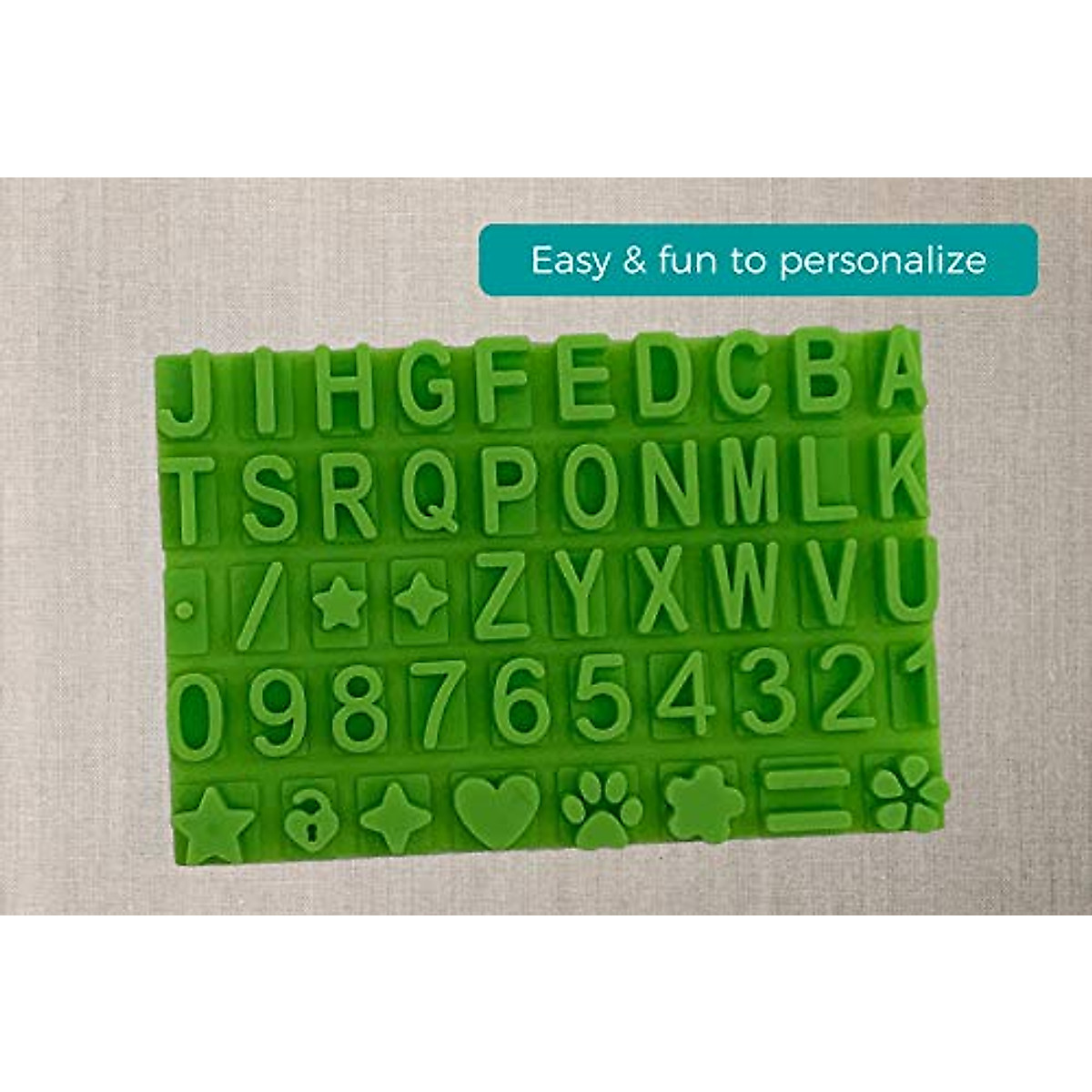 Baby Handprint & Footprint Keepsake Photo Frame Kit - Personalize it w/Bonus Stencil! Non-Toxic Clay, Wall/Table Wood Picture Frame. Perfect Registry, Baby Shower, New Mom, Birthday & Newborn Gift!