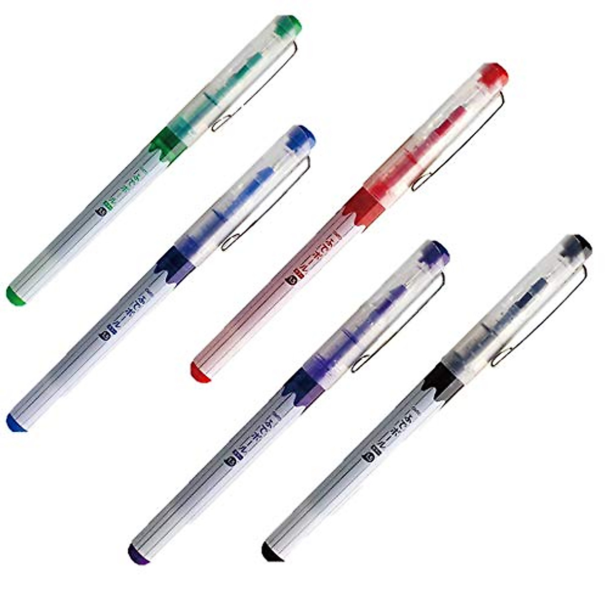 OHTO　FUDE　ball　color　（ brush ball color） 5-color set　　　　Package included CFR-150FBC-GN / 1P Green CFR-150FBC-BK / 1P Black CFR-150FBC-RD / 1P Red CFR-150FBC-BL / 1P Blue CFR-150FBC-VT / 1P Violet