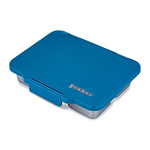 Yumbox Prêt Stainless Steel Bento Lunch Box with Leakproof Lid, Durable, Reusable Food Container, Ideal for Sandwiches & Snacks ((Normandy Blue)
