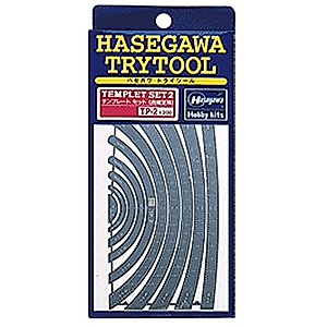 Hasegawa 2 Template Curve Ruler (TP2) yJapanese Plastic modelz