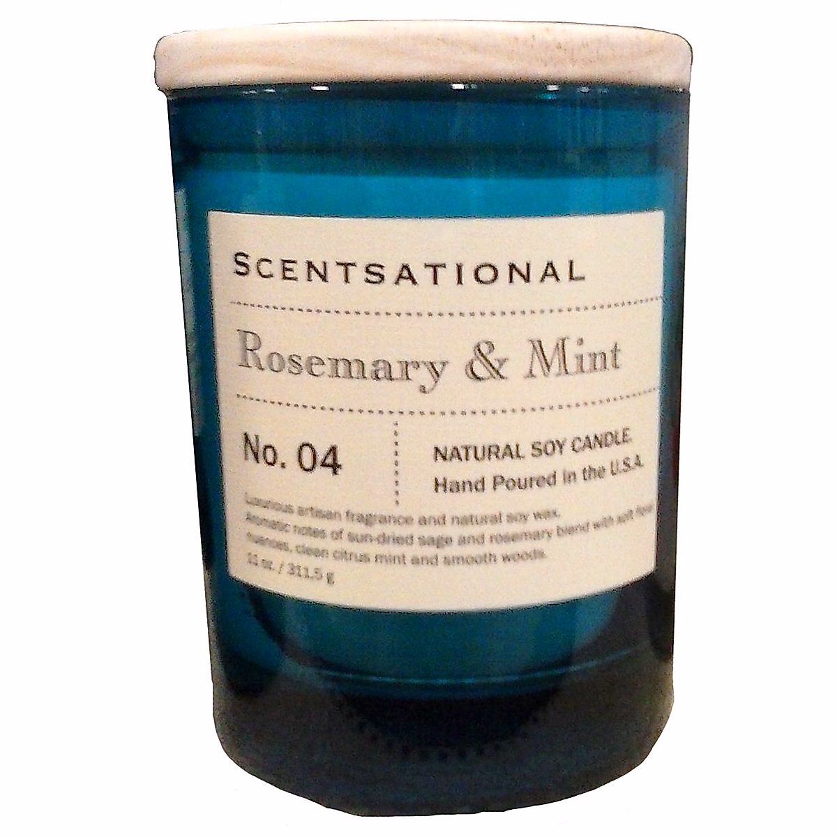 Scentsational Rosemary & Mint Scented | Natural Soy Candle | Hand Poured in the USA