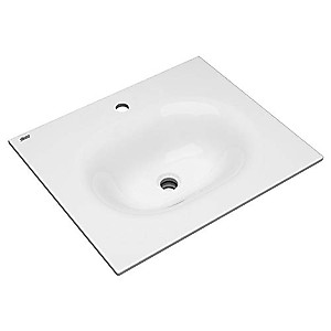 American Standard 1297001.020 Studio S 24-inch Vanity Top Sink – Center Hole, White