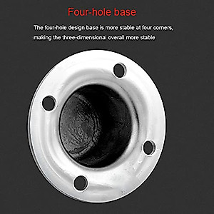 Parking Pile and Chain,Parking Bollard Warning Column with Reflective Tape,Easy Install Dedicated Parking Space Lock