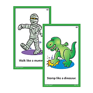 Super Duper Publications | Move Your Body Fun Deck | Occupational Therapy Flash Cards | Educational Learning Materials for Children