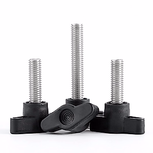 Yudesun Hardware Thumb Screws - M5 M6 M8 Stainless Steel Z-Shaped Handle Screw Wing Nut Knob Bolt Adjustable Clamping Handle Wingnut Knurled Thumbscrew Grip Handgrips