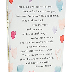 Hallmark Birthday Card, Valentines Day, Love Card for Mom (Watercolor Hearts)