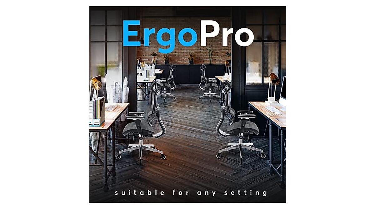 Oline ErgoPro Ergonomic Office Chair - Adjustable Mesh Desk Chair