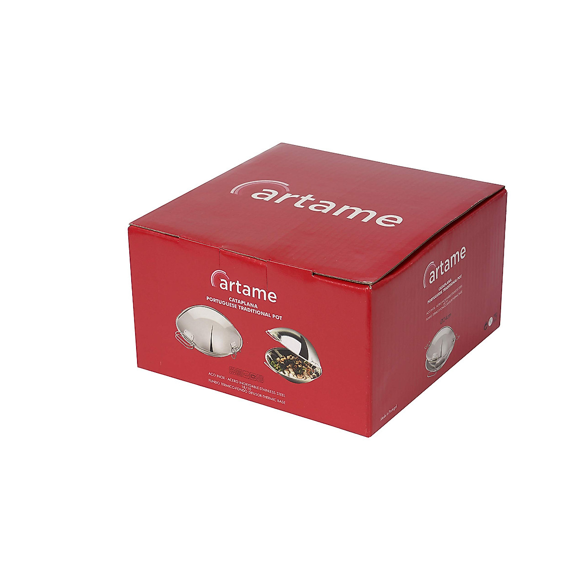 Artame ART32802 Cataplana Stainless Steel Silver 24 x 24 x 14.5 cm