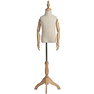 TOPRP Mannequin Display Stand Manikins Tailors Dummy Child Tailors Dummy Mannequin Bust Dressmakers Students Mannequin Display
