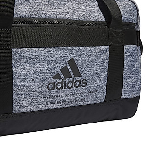 adidas Amplifier Duffel Bag, Jersey Onix Grey/Black, One Size