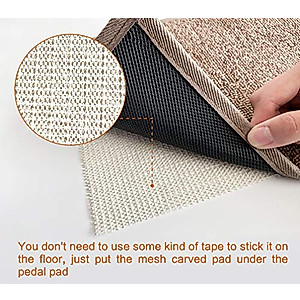 Goodhoily Sewing Machine Foot Pedal Pad 13”x9”,1/5”Thick& No Slip Pad,Stay in Place Mat for Sewing Pedal
