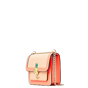 Kate Spade Remi Pineapple Colada Flap Chain Crossbody Melon Ball