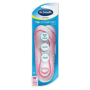 Dr. Scholls Tri-Comfort Insoles Womens (Size 6-10) (3 Pack)