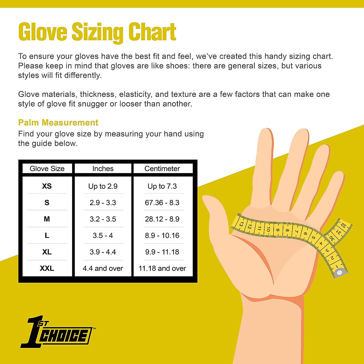 1st Choice 5 mil Disposable Gloves, Black Nitrile Exam Gloves, Medium, Box of 100 Gloves, Disposable, Latex Free, Chemo Safe