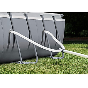 32 ft. x 16 ft. x 52 in. Ultra XTR Rectangular Above Ground Hard Side Swimming Pool Set, Gray