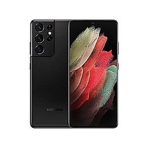 SAMSUNG Galaxy S21 Ultra 5G Factory Unlocked Android Cell Phone 512GB US Version Smartphone Pro-Grade Camera 8K Video 108MP High Res, Phantom Black