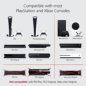 Mission 4FT Y Splitter Power Cable for Xbox and PlayStation (Power Your Console Directly from Your TV)